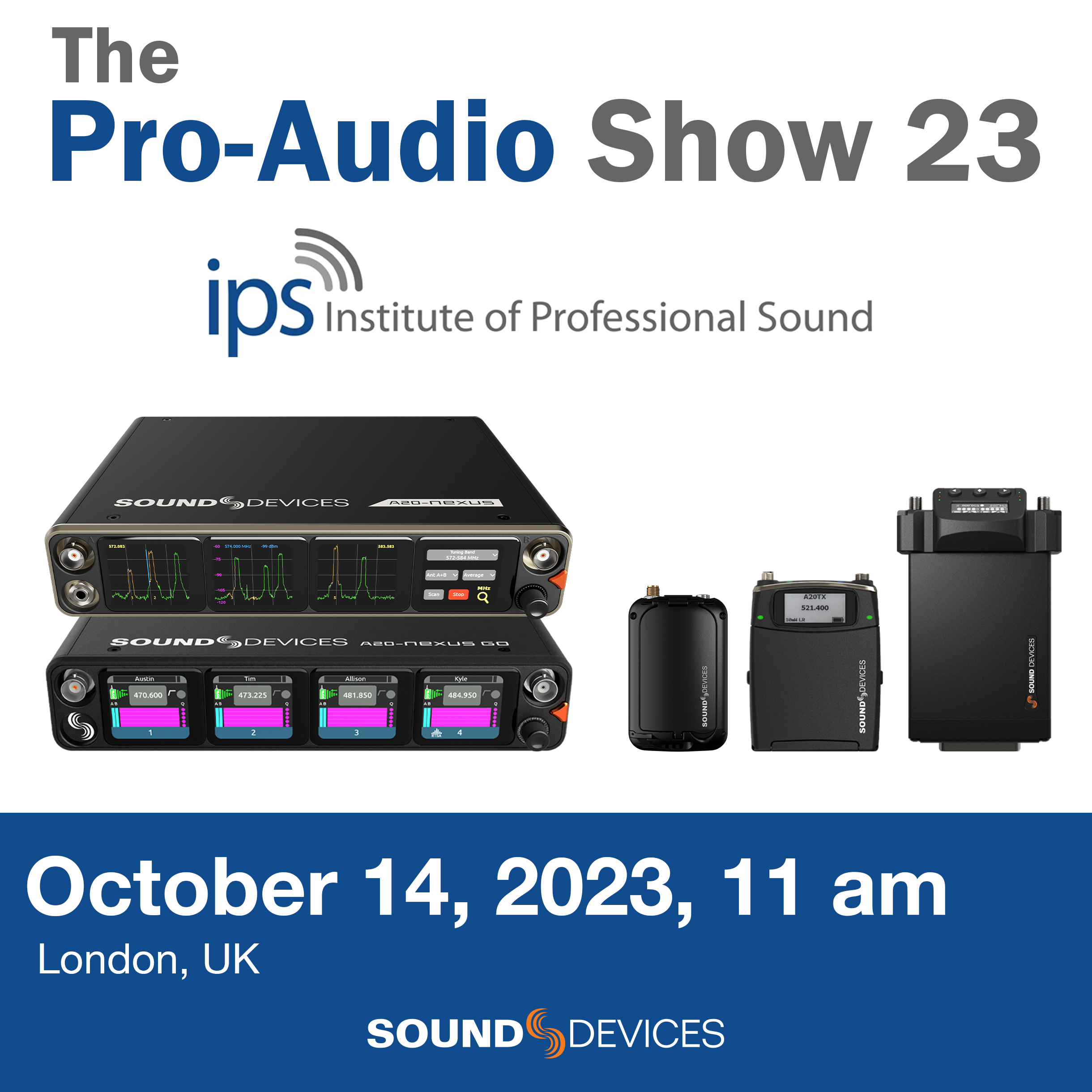 IPS Pro-Audio Show 23 - Sound Devices